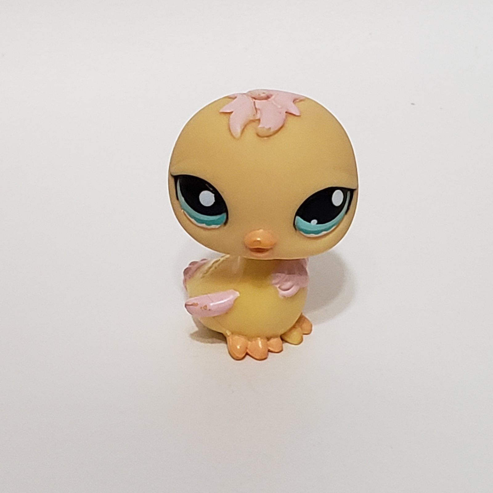 Littlest Pet Shop Rare Yellow Chick Bird 1037 Blue Eye LPS Authentic ...