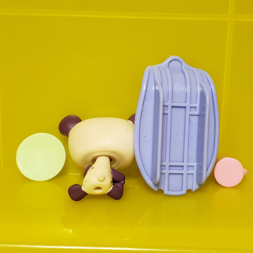 Littlest Pet Shop Panda 822 Cross Eyes with Accessories Set Authentic ...