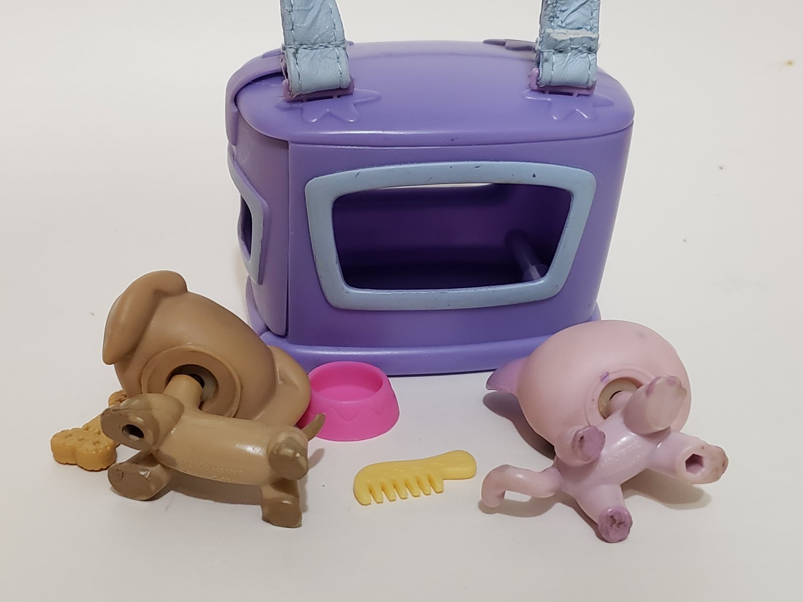WW Littlest Pet Shop Gift Set Dachshund Shorthair Cat 932 933 with ...