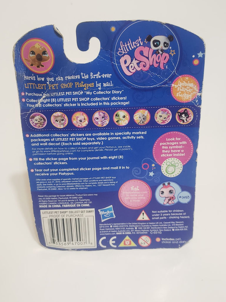 BRAND NEW Littlest Pet Shop Pet Ladybug Baby Black Pink Blue Eyes 1423 ...