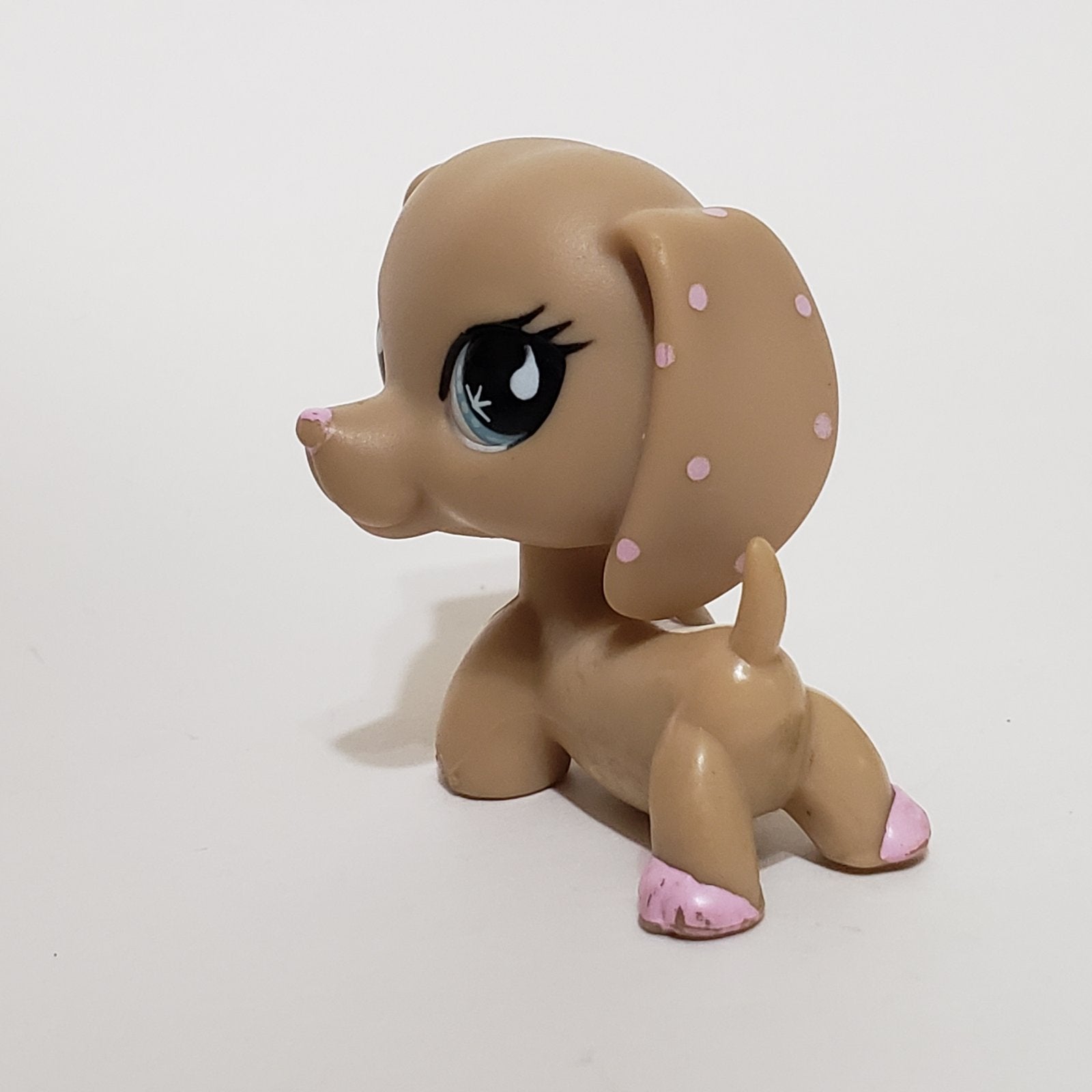 WW Littlest Pet Shop Dachshund Dachsund Duchshund Weiner Dog 909 RARE ...