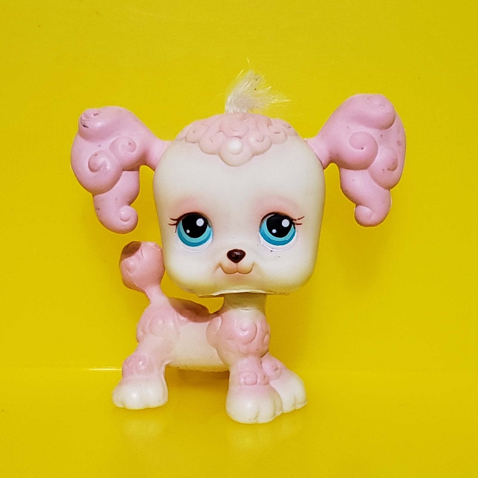 Littlest Pet Shop Pink Poodle 255 Dog Authentic LPS Comes As Shown OCT20J