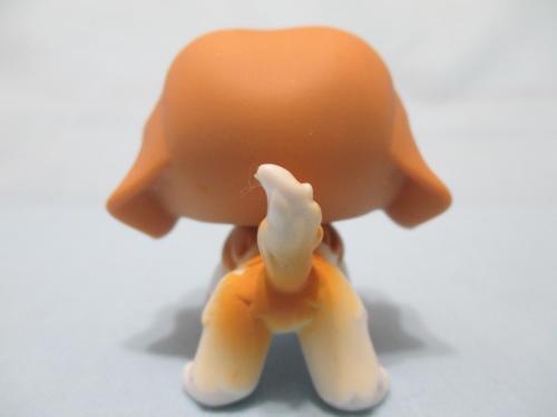 Littlest Pet Shop 229 TAN WHITE SAINT ST BERNARD DOG PUPPY Brown Eyes ...