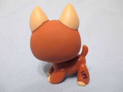 Littlest Pet Shop German Shepherd Brown Green Eye Dog Puppy 1362 ...