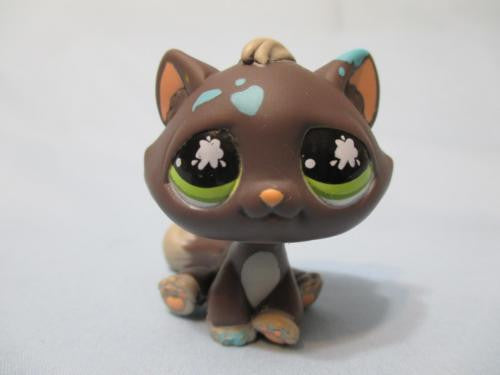 LIKE NEW Littlest Pet Shop LPS 815 Messiest Grey Gray Bon Bon Tabby ...