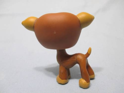 Littlest Pet Shop LPS Rare Variant Greyhound Whippet 1216 Dog Dot Eyes ...