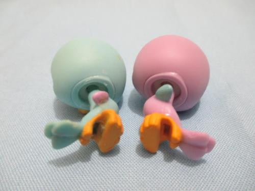 Littlest Pet Shop Lot Bird Parakeet Blue Purple 930 931 Set Authentic ...