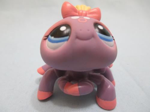 LIKE NEW Littlest Pet Shop Spider 1619 Lavender Purple Pink w/ Blue ...