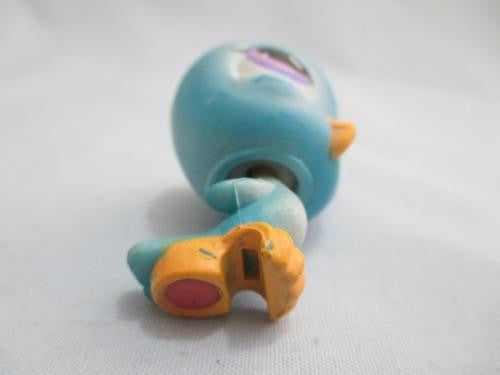 LITTLEST PET SHOP LPS # 206 Blue PARAKEET Canary Bird Purple Eyes 100% ...