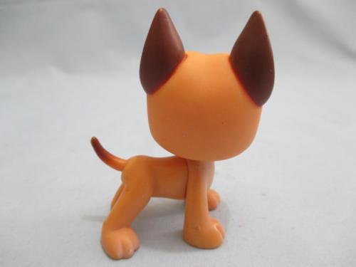 Littlest Pet Shop 244 Great Dane Dog Lavender Purple Eyes Authentic Jun26ni