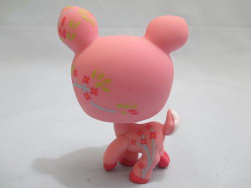 LIKE NEW Littlest Pet Shop PostCard Pets Pink Decorated Deer 1356 ...