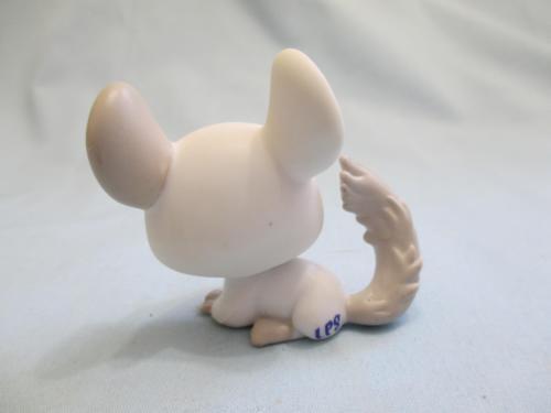 LIKE NEW LITTLEST PET SHOP 1401 White Gray Chinchilla Aqua Eyes ...