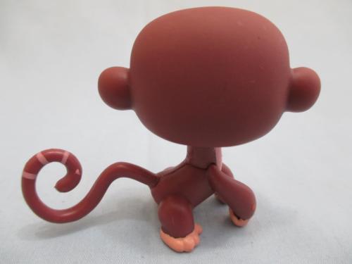 LIKE NEW LITTLEST PET SHOP MONKEY CHOCOLATE BROWN DIAMOND EYES GORILLA ...