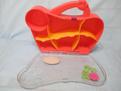 Littlest Pet Shop Pink Travel Carrying Case with Storage Compartments AP10J