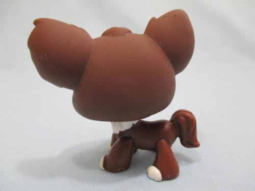 Littlest Pet Shop Chocolate Brown Chihuahua Dog W Blue Eyes 219 Puppy ...
