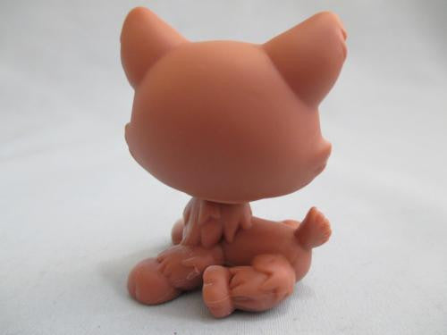 Littlest Pet Shop Husky 38 Brown With Pink and Purple Eyes Dog ...