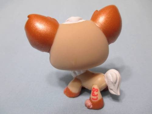Littlest Pet Shop 1082 Tan White & Bronze Pearlized Chihuahua Authentic ...