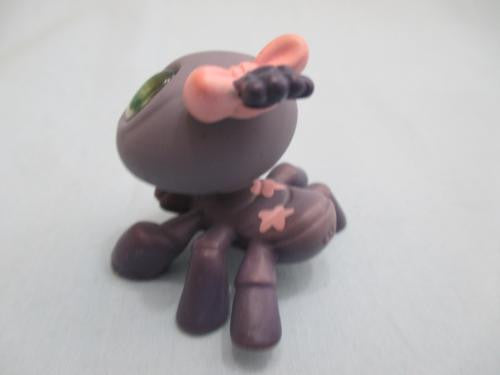 LIKE NEW Littlest Pet Shop spider Purple with Realistic Eyes 329 ...