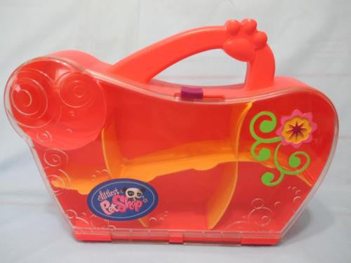 Littlest Pet Shop Pink Travel Carrying Case with Storage Compartments AP10J