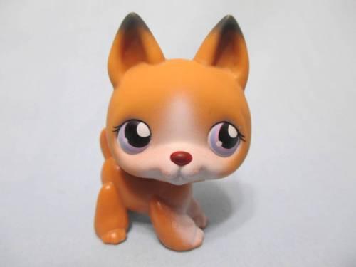 LIKE NEW Littlest Pet Shop Dog German Shepherd 112 Authentic Lps jl18jPOM