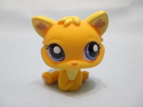 Littlest Pet Shop Baby Kitten Kitty Cat Heart Ears Rare 1744 Authentic ...