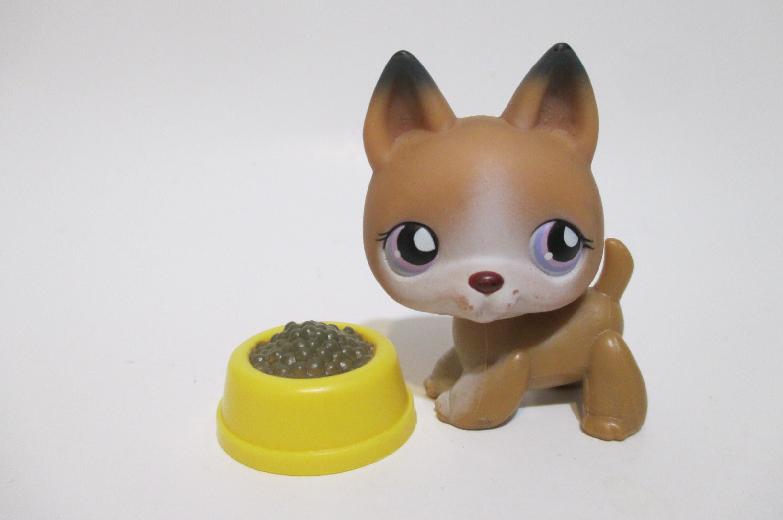 Littlest Pet Shop Dog German Shepherd 112 w Accessories Set Authentic ...