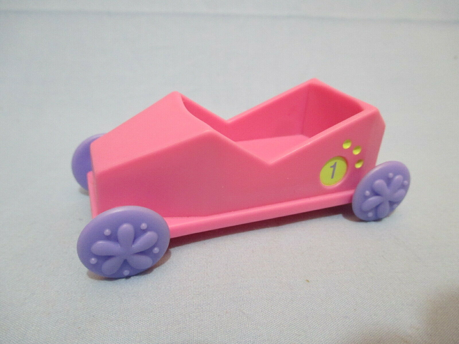 Littlest Pet Shop Collie Race Car Cart PURPLE Lps Accessory Authentic ...