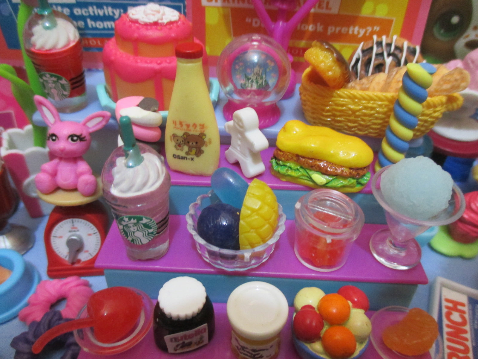 Littlest Pet Shop Lot 12 Random Grocery Starbucks Sweets LPS Accessories