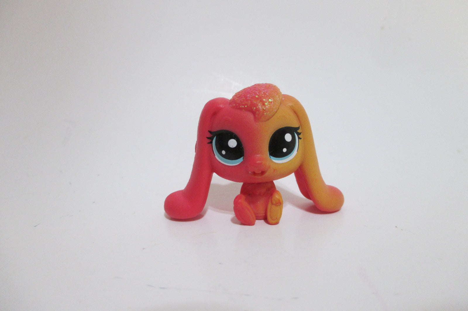 Littlest Pet Shop Pink Orange Glitter Baby Rabbit Bunny Authentic Lps FB29K