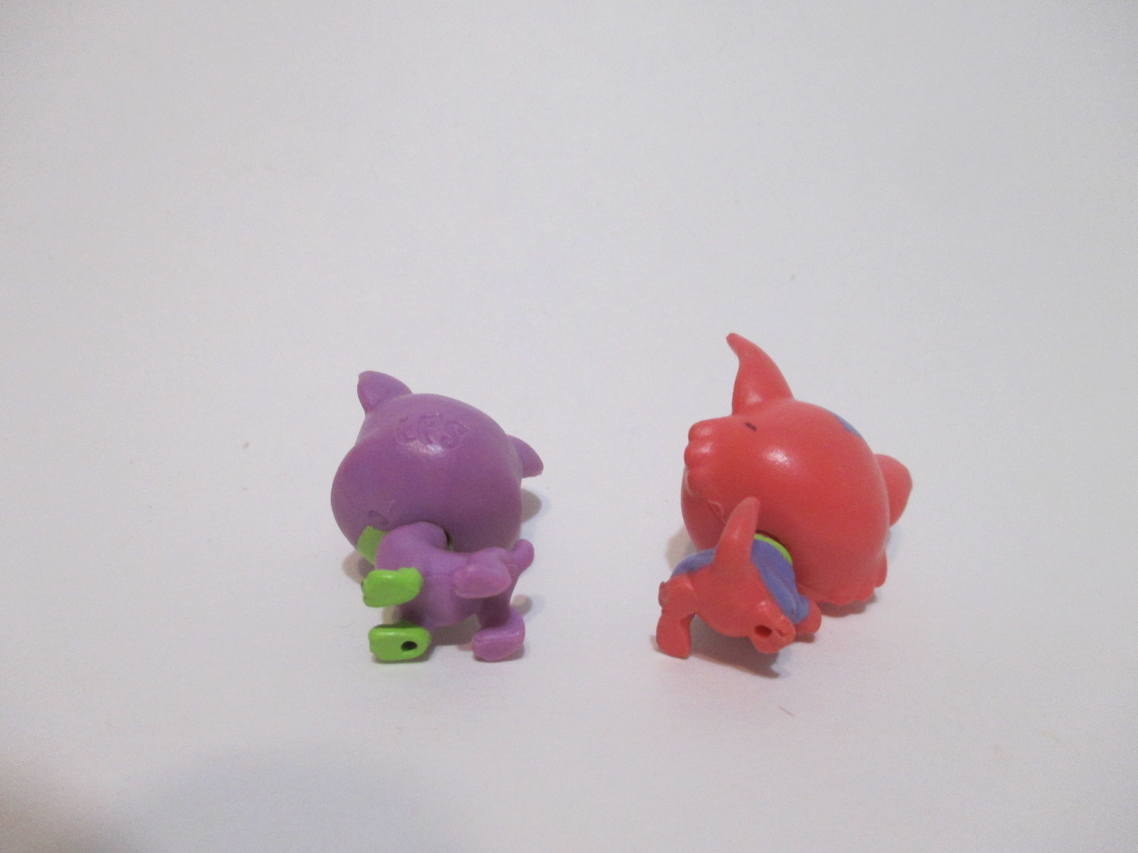 Littlest Pet Shop Lot 2 Mini Babies Angry Gangster Dudes Dog Authentic ...