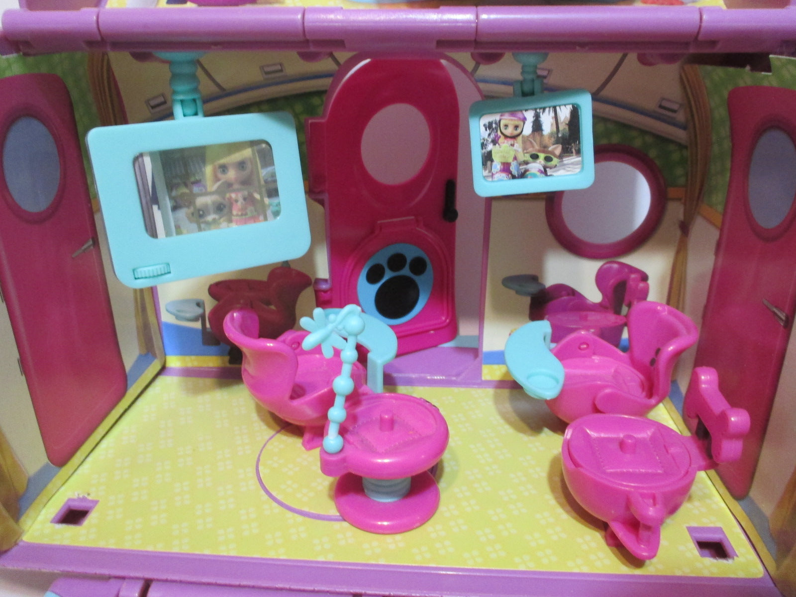 Littlest Pet Shop Jet Airplane For Blythe Accessory Purple Plane Rare ...