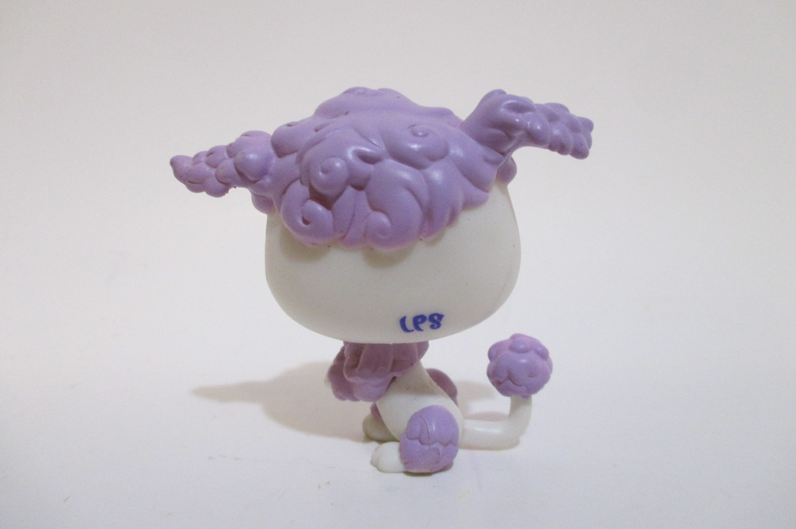 Littlest Pet Shop Purple White French Poodle 1862 Turquoise Eyes ...