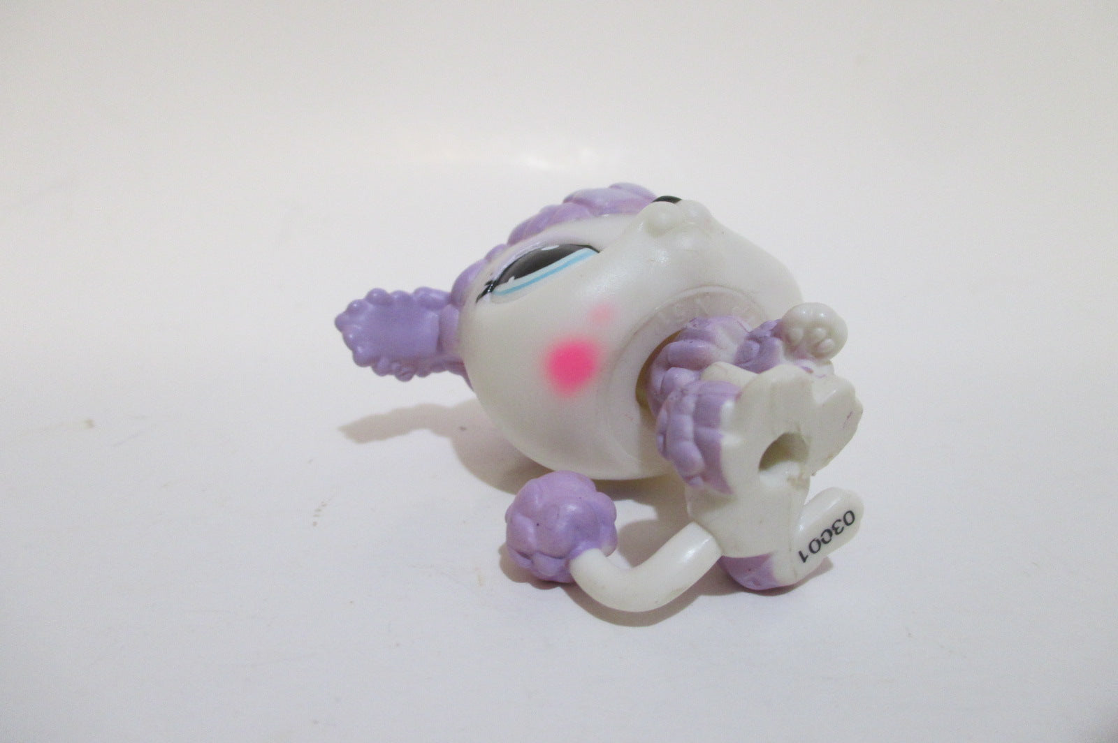 Littlest Pet Shop Purple White French Poodle 1862 Turquoise Eyes ...