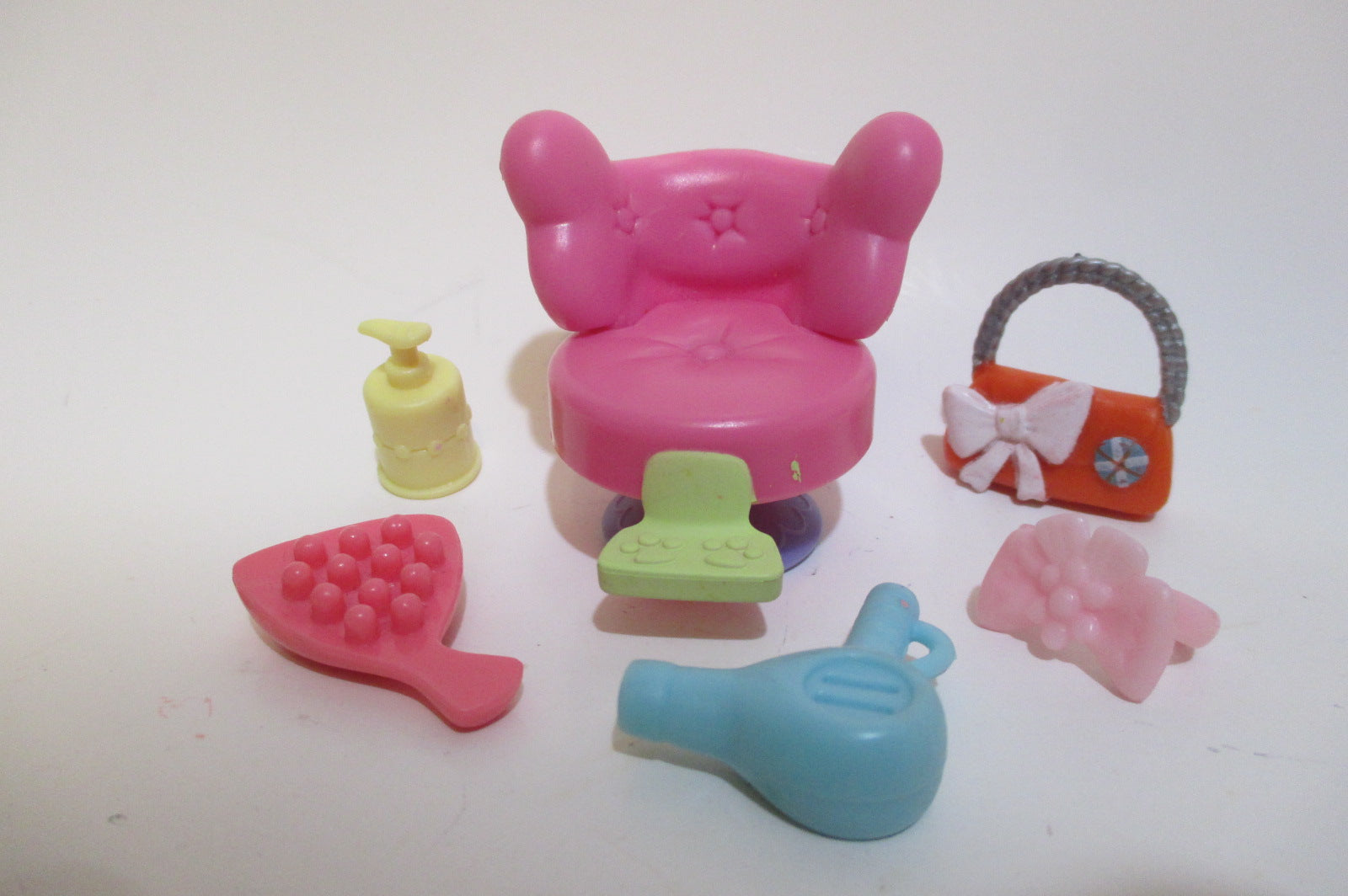 Littlest Pet Shop Lot of 6 Beauty Salon Accessories Set Authentic MR08J
