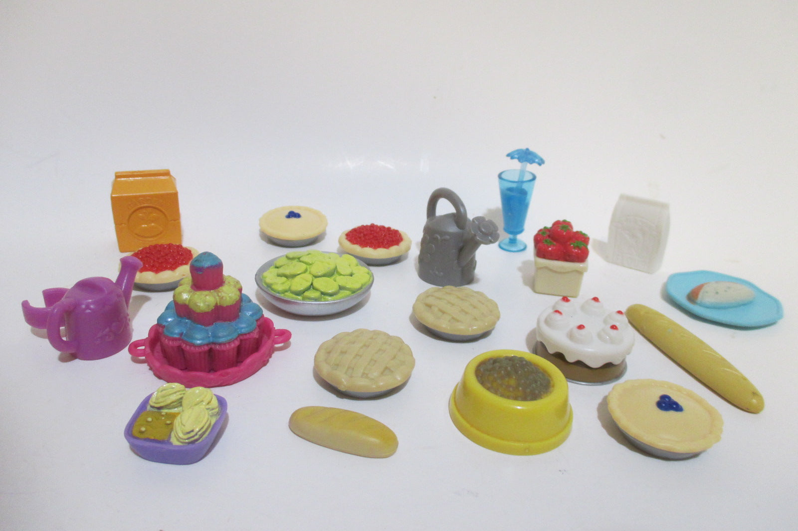 Littlest Pet Shop Compatible Lot 7 Random Food Sweets Donuts Bakery ...