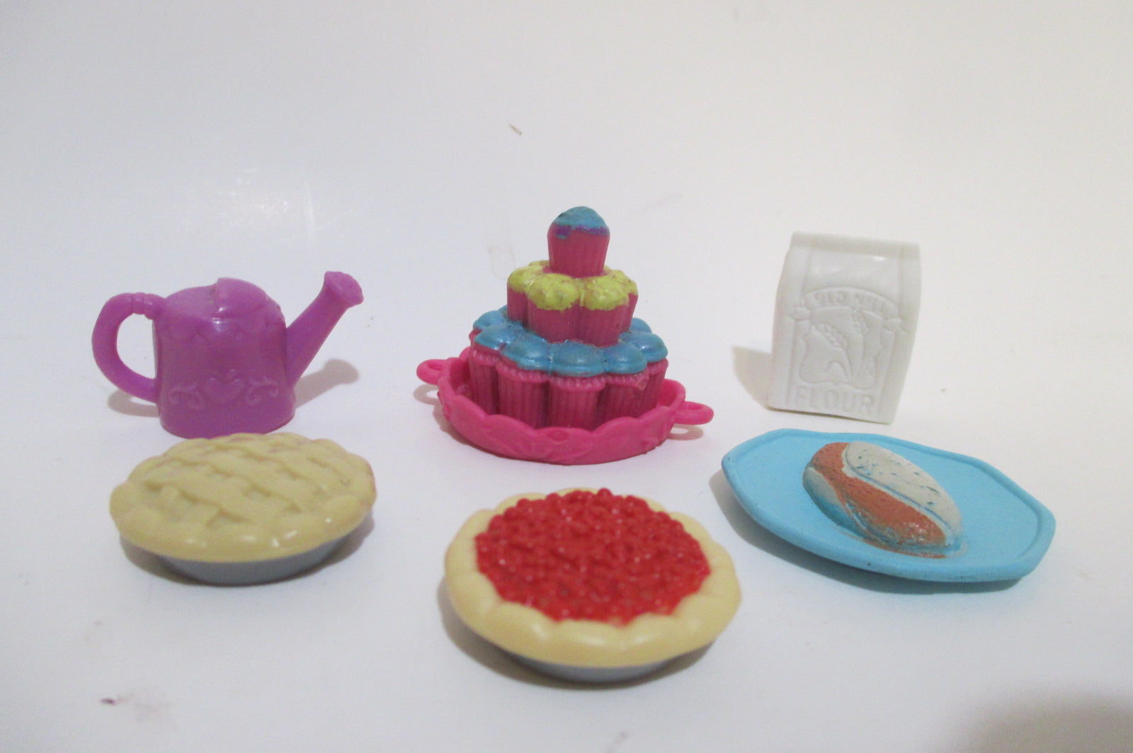 Littlest Pet Shop Compatible Lot 7 Random Food Sweets Donuts Bakery ...