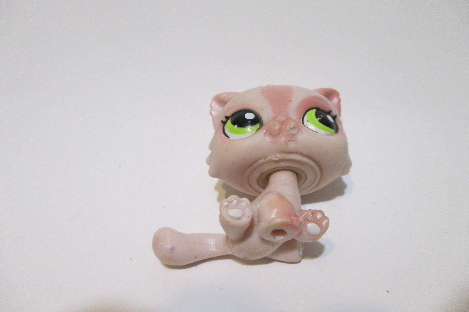 Littlest Pet Shop Pink Persian Cat 1083 Authentic LPS Blemished As ...