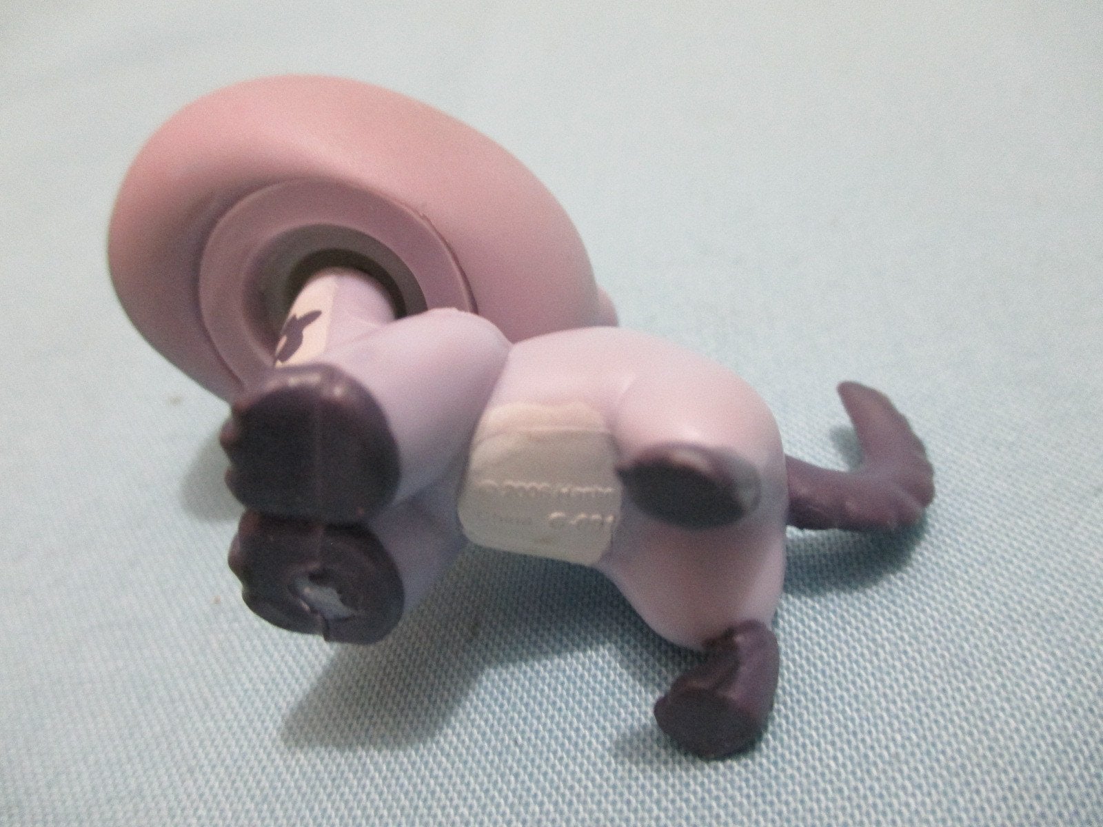 Littlest Pet Shop Ferret Purple Flower Eyes 482 Authentic Lps MAY25NPO65