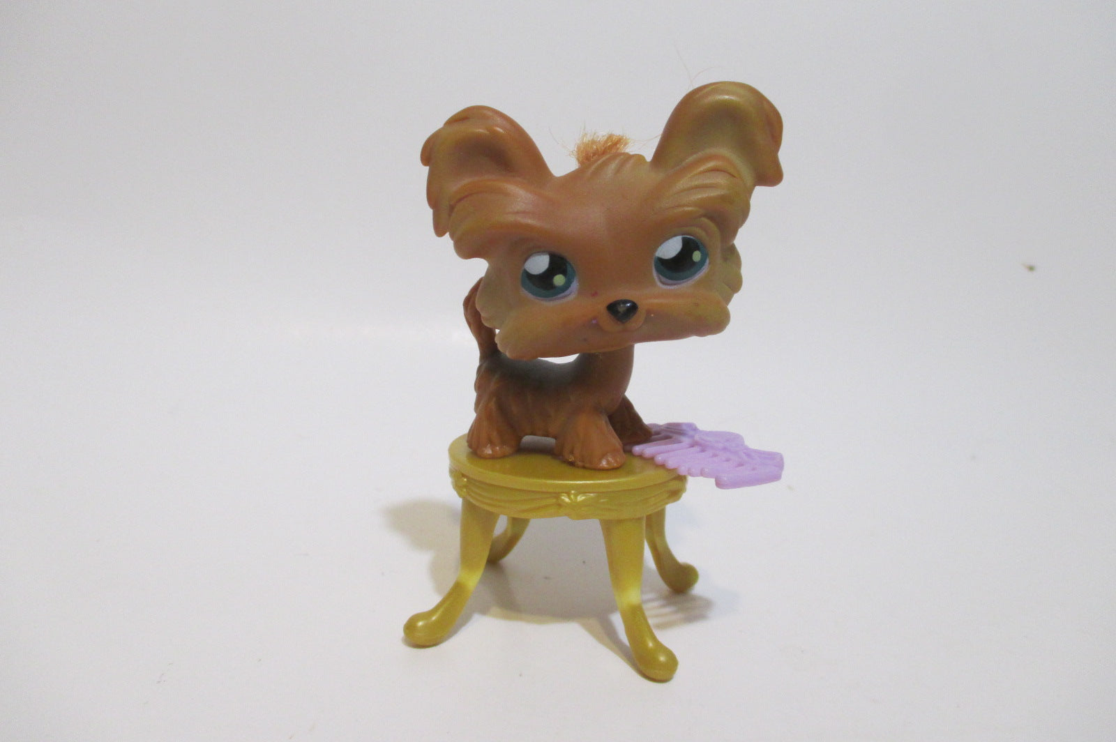 Littlest Pet Shop Yorkie Puppy Dog Hair has been Cut-off Lps Authentic ...