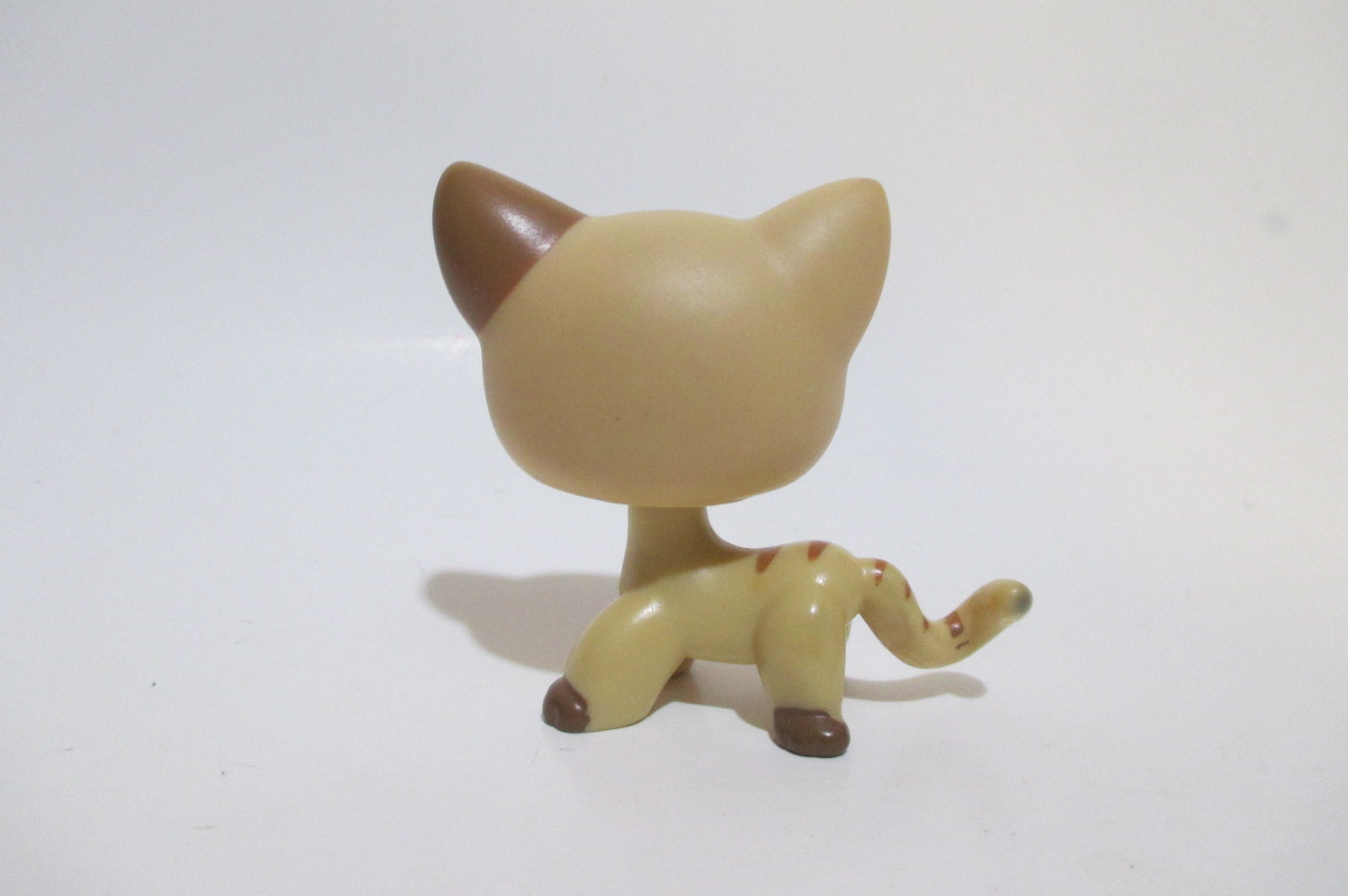 Littlest Pet Shop Cat Kitten Shorthair 886 Cream Yellow with Brown ...