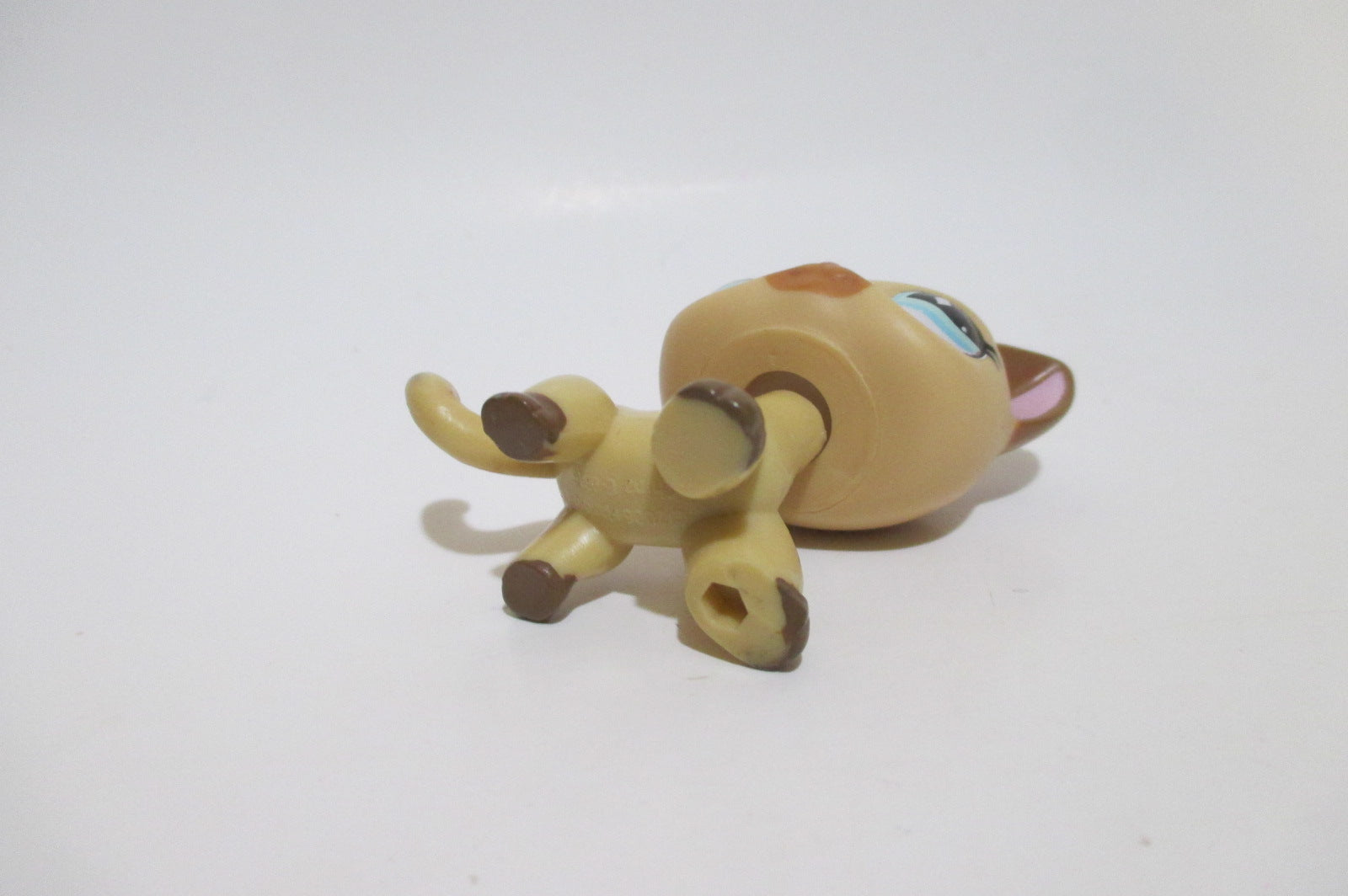 Littlest Pet Shop Cat Kitten Shorthair 886 Cream Yellow with Brown ...