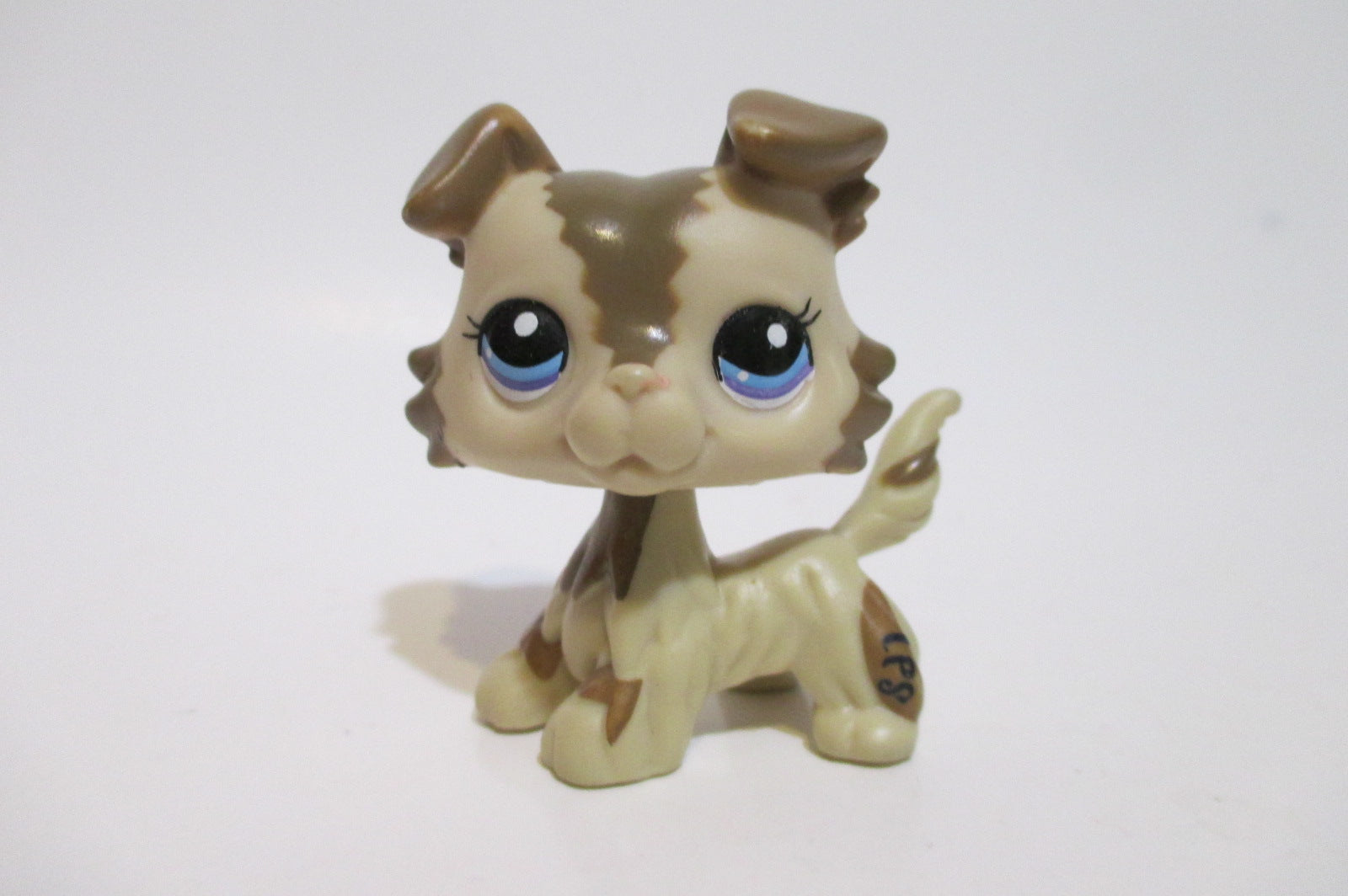 Littlest Pet Shop LPS 2210 Brown Cream Collie Puppy Dog LPS Aftermarket ...