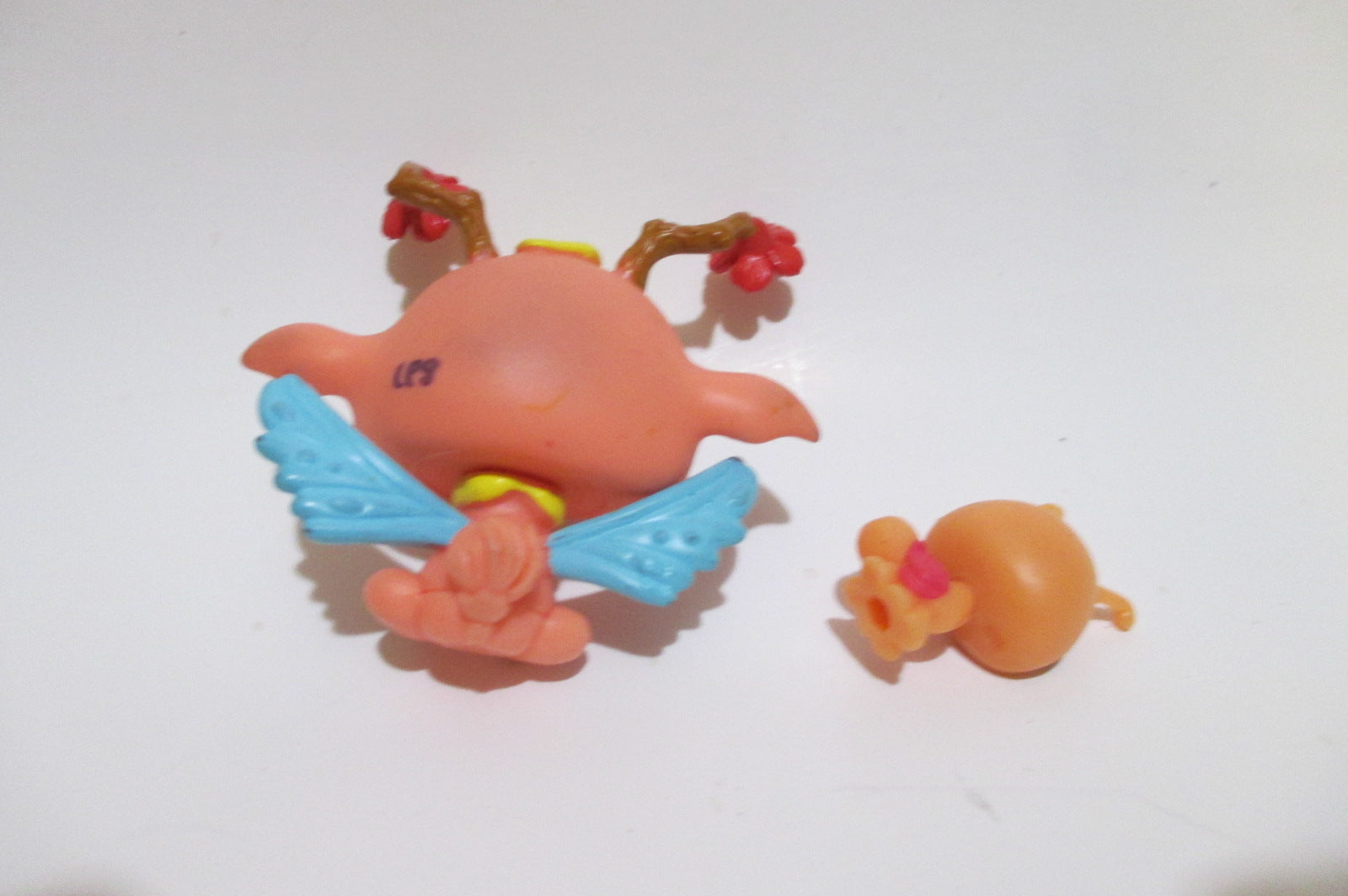 LIKE NEW Littlest Pet Shop LPS Lot 2 Mommy Baby Fairy Orange 2832 2838 ...