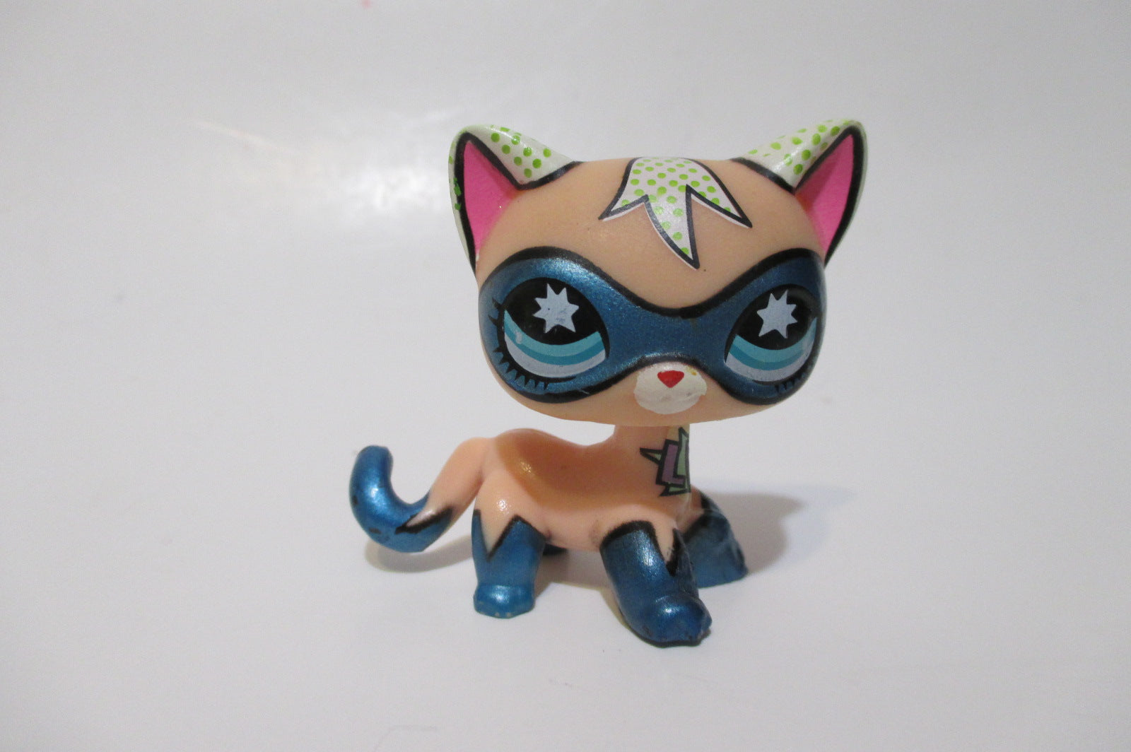 Littlest Pet Shop Comic Con LPS Shorthair Striped Cat Kitty Aftermarket ...