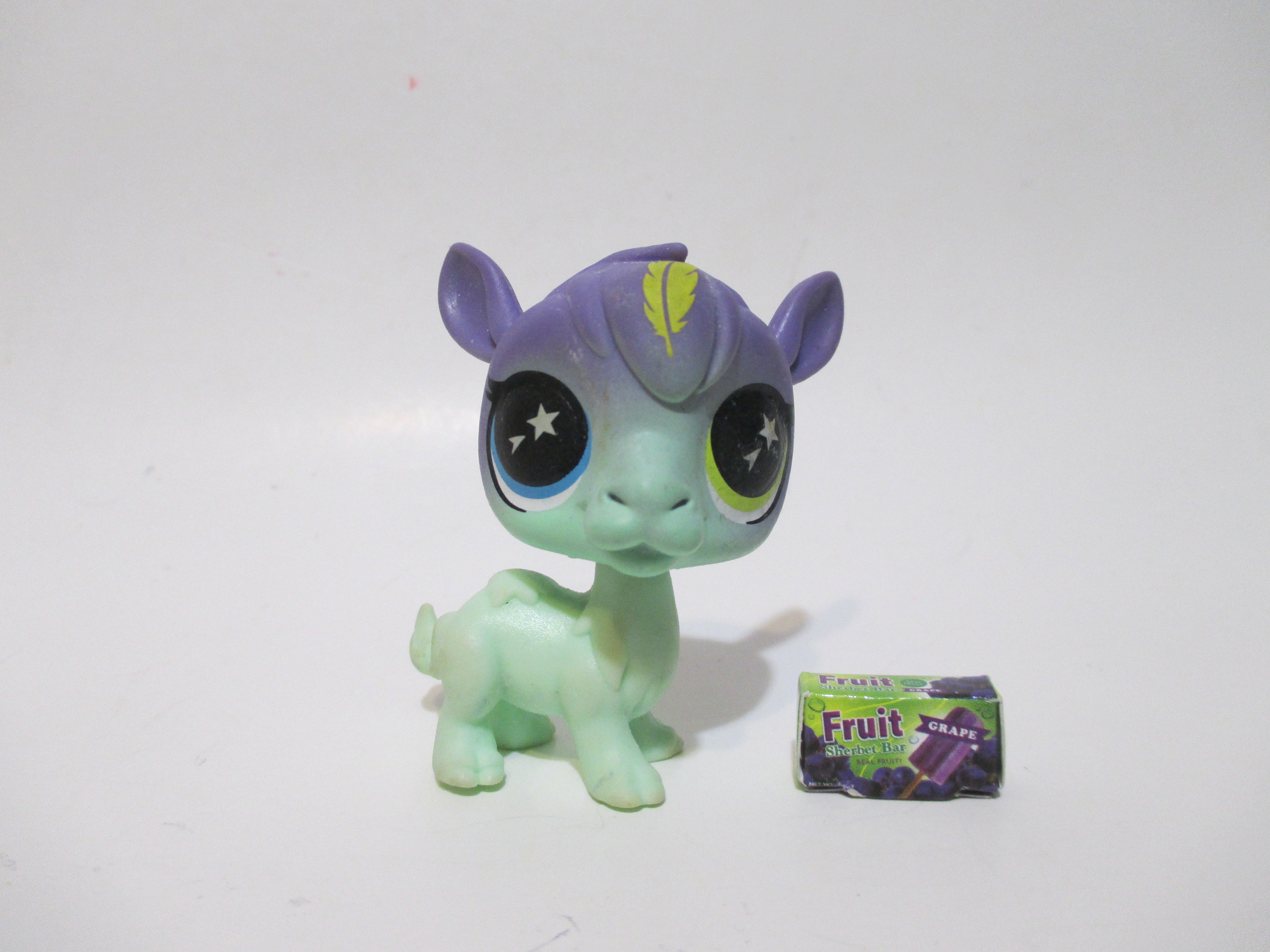 Littlest Pet Shop Rare Lucky Glow in the Dark Star Eyes Jazzy Camel No ...