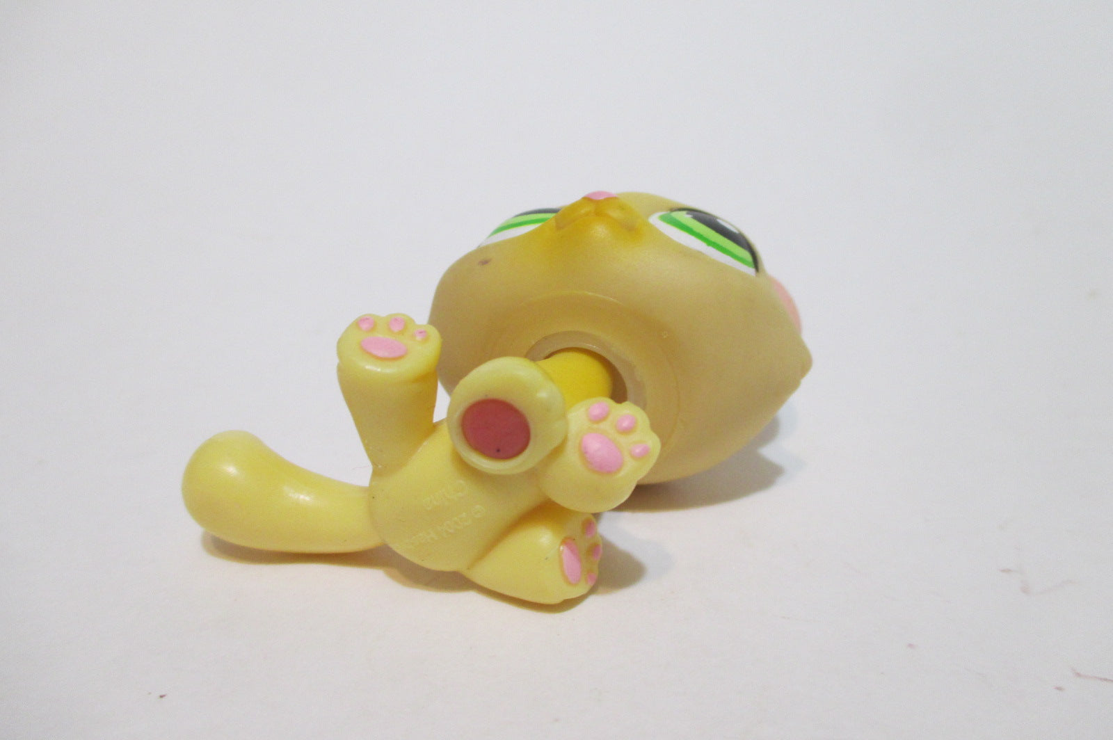 Littlest Pet Shop 94 Yellow Tabby Cat Authentic Blemished As Shown ma05a86