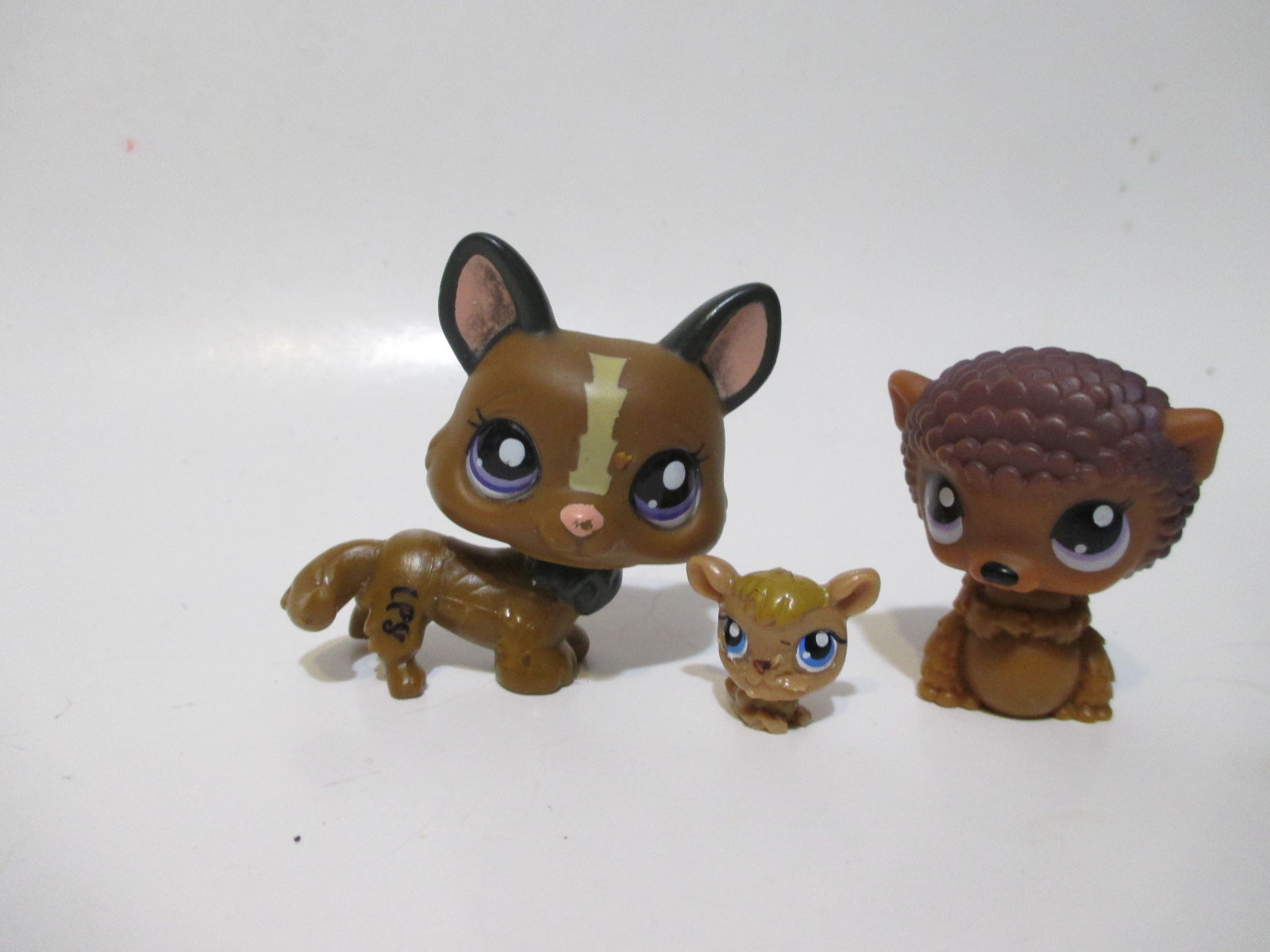 Littlest Pet Shop Lot 3 Brown Dog Corgi 1767 w Mini Babies Set ...