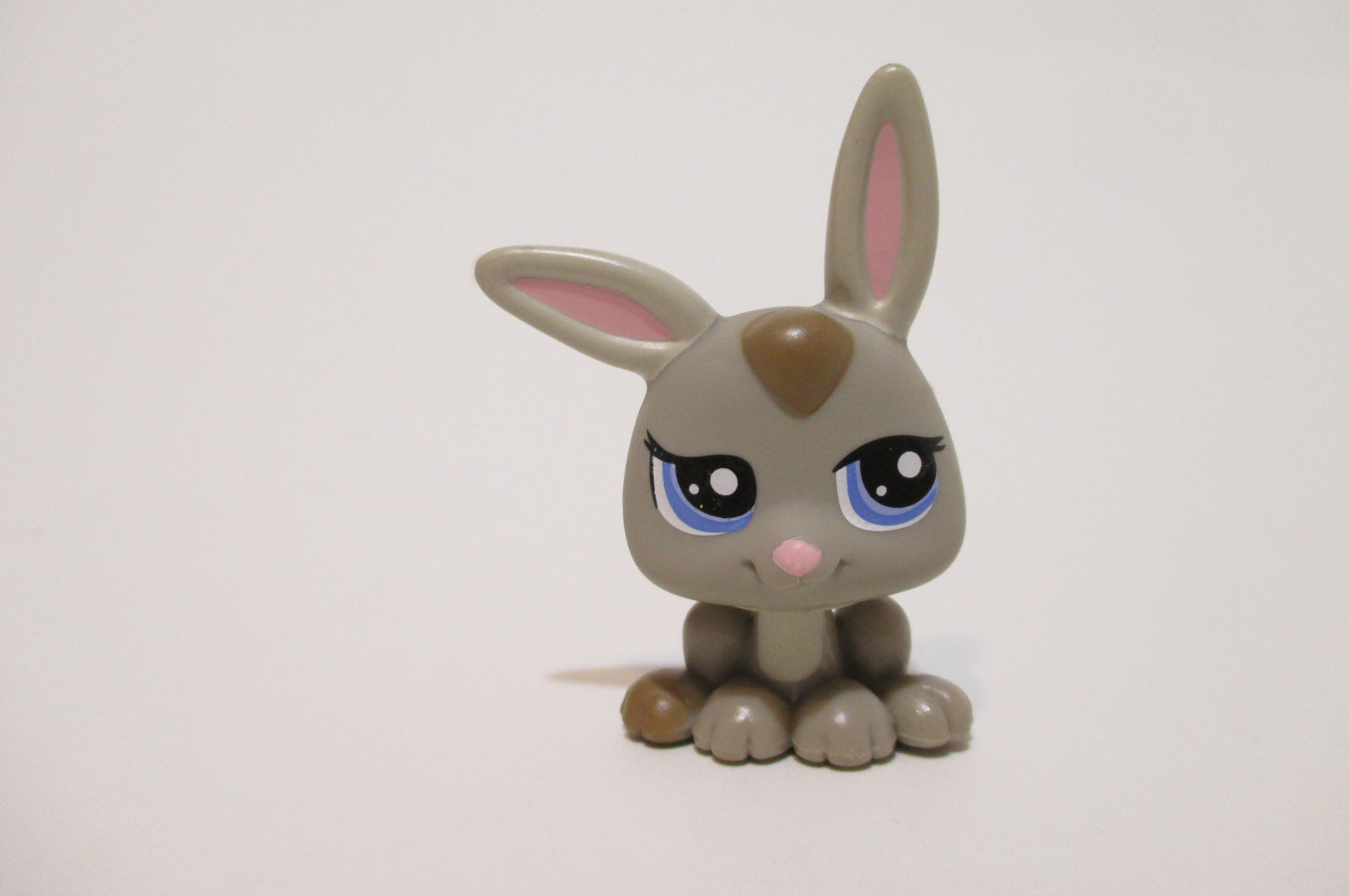Littlest Pet Shop 1333 Gray Baby Bunny Rabbit W Blue Eyes Authentic ...