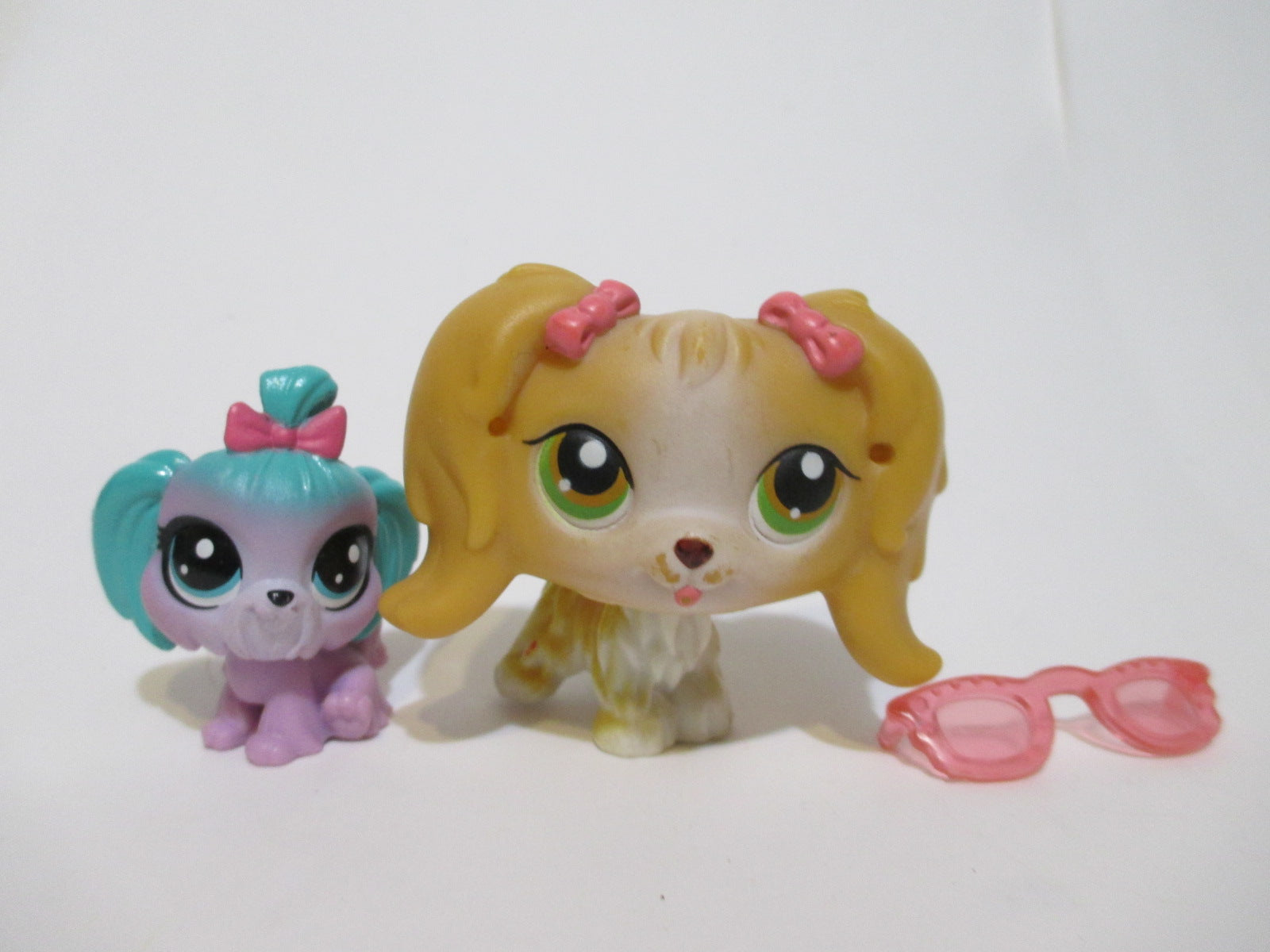Littlest Pet Shop Mommy Baby Dog 79 Maltese Cocker Spaniel w ...