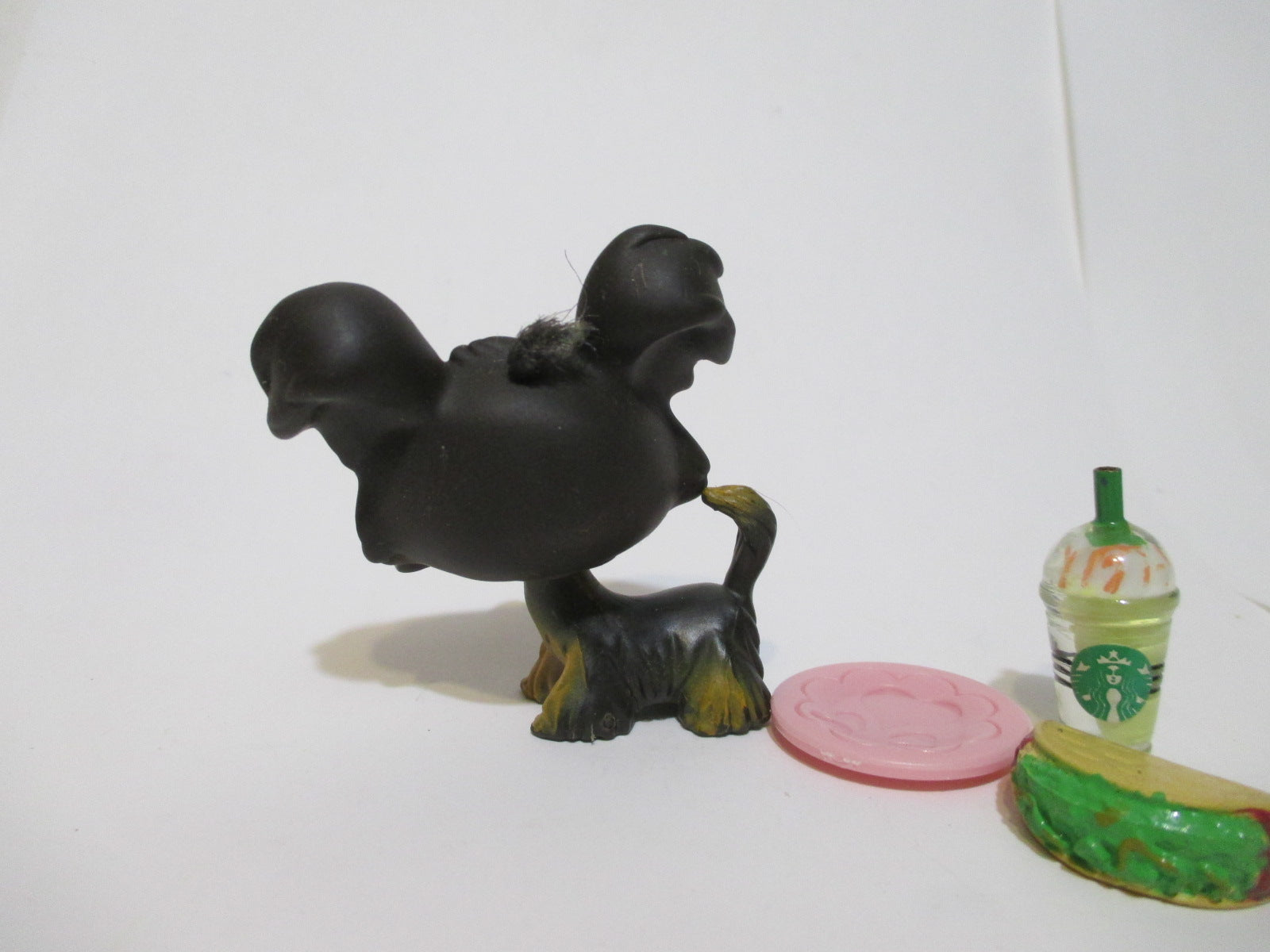 Littlest Pet Shop Lot Shih Tzu Yorkie 141 Brown w/ Random Accessories ...